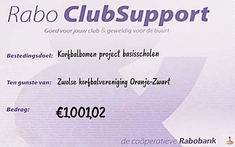 Bedankt! – ZKV Oranje Zwart